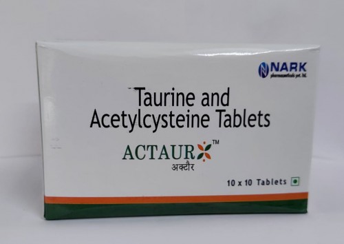 Taurine 500 mg + Acetylcysteine 150 mg tablets – Nark Pharmaceuticals