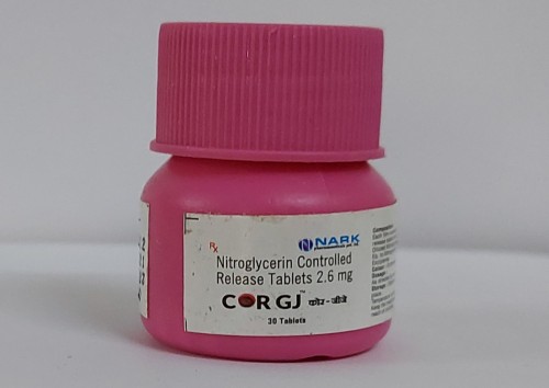 Glyceryl Trinitrate Controlled Release 2.6 mg Tablets – Nark Pharmaceuticals