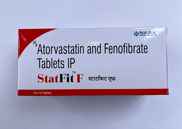 STATFIT – F (Atorvastatin 10 mg & Fenofibrate 160mg) – Nark Pharmaceuticals